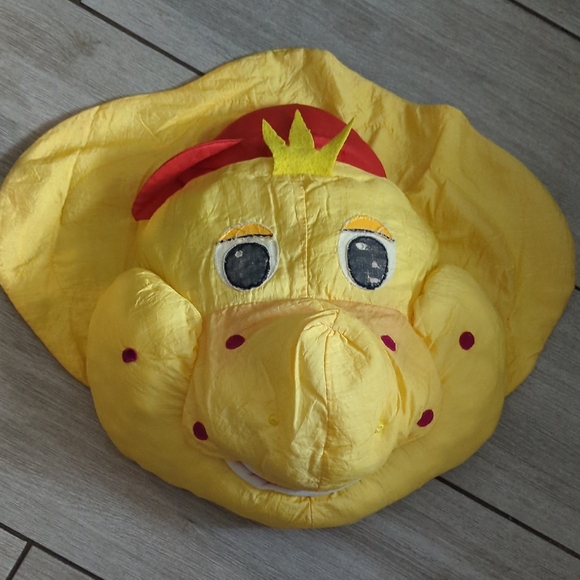 Barney | Toys | Bj Bj Baby Bop Brother Yellow Dinosaur Plush Hat | Poshmark